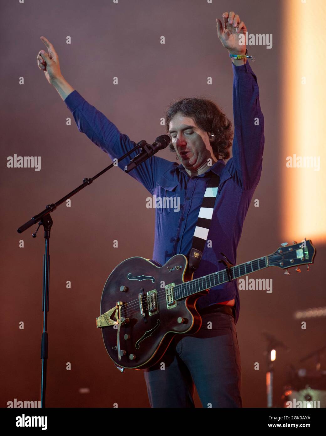 Glasgow, UK. 12th Sep, 2021. PICTURED: Gary Lightbody, frontman, singer ...