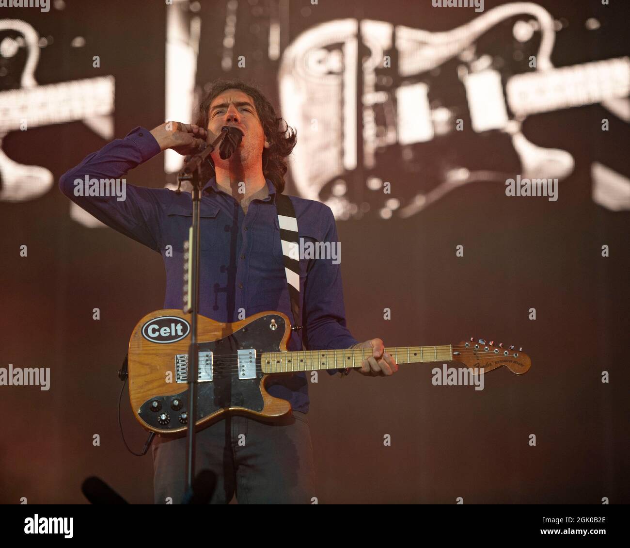 Glasgow, UK. 12th Sep, 2021. PICTURED: Gary Lightbody, frontman, singer ...