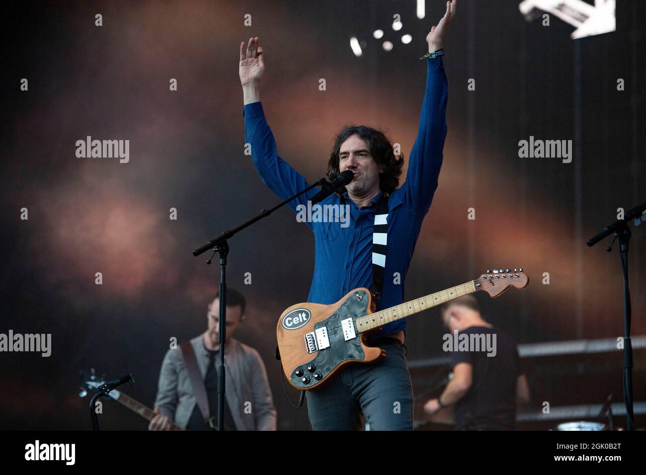 Glasgow, UK. 12th Sep, 2021. PICTURED: Gary Lightbody, frontman, singer ...