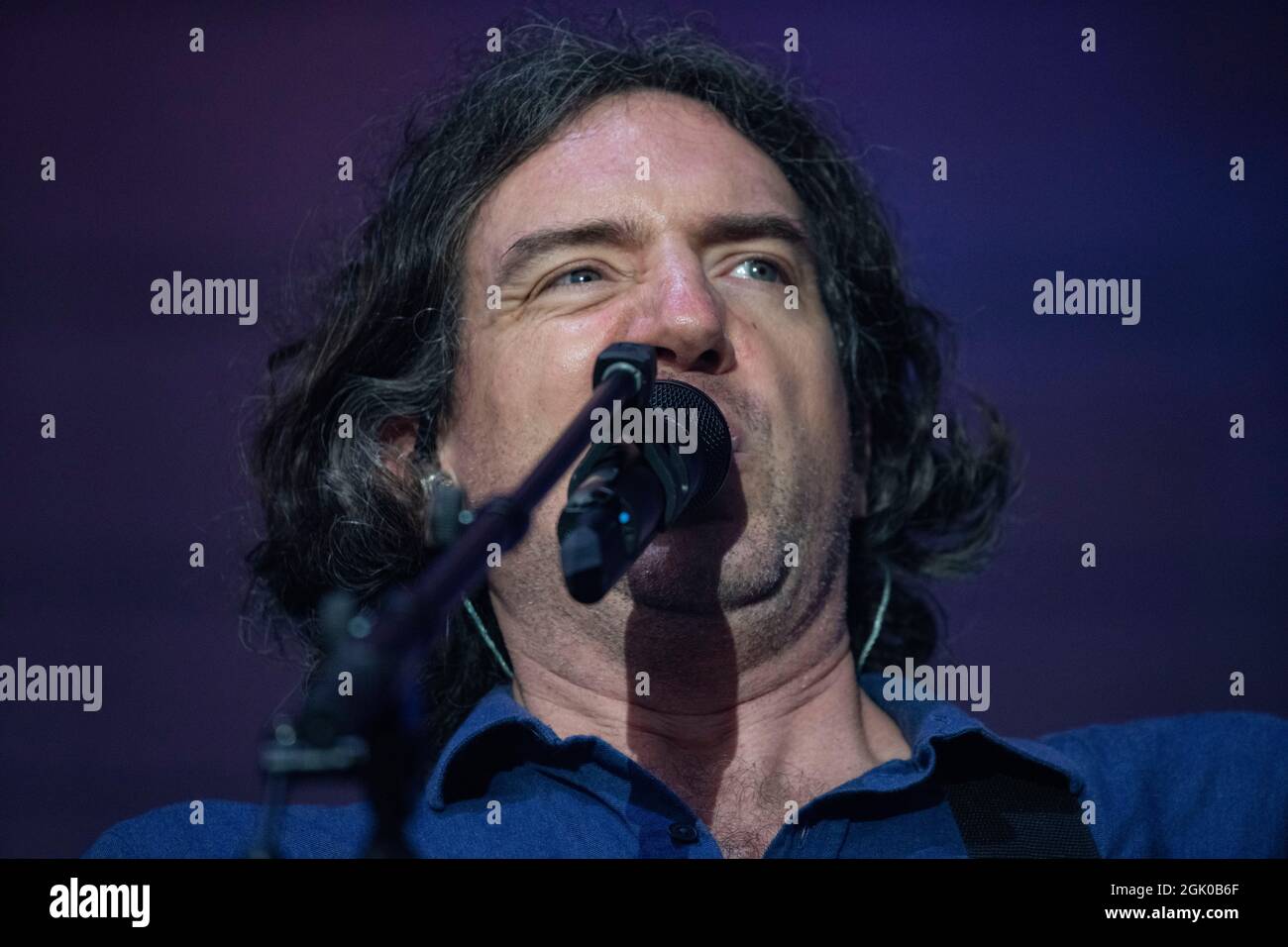 Glasgow, UK. 12th Sep, 2021. PICTURED: Gary Lightbody, frontman, singer ...