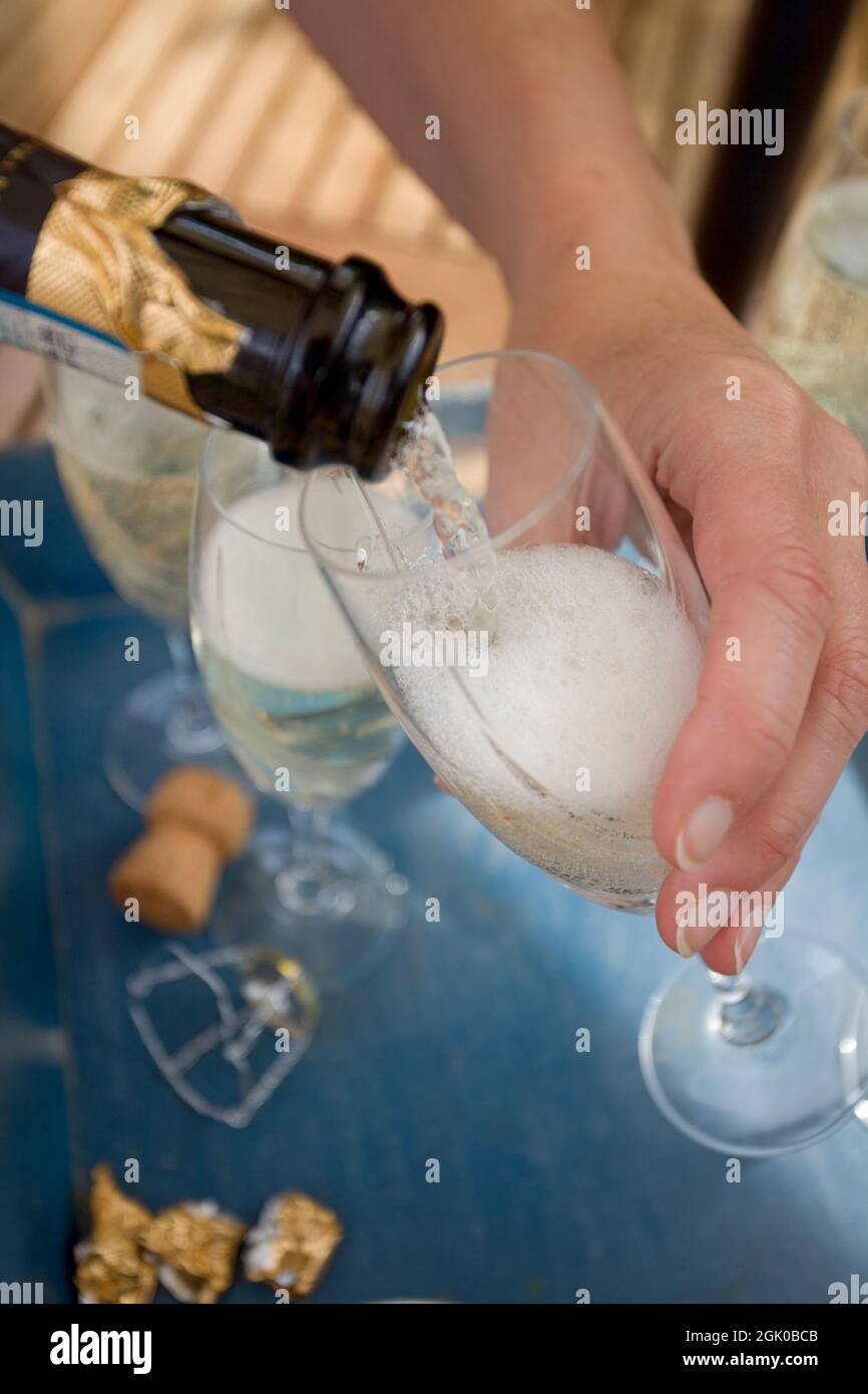 Drinking prosecco party hi-res stock photography and images - Alamy
