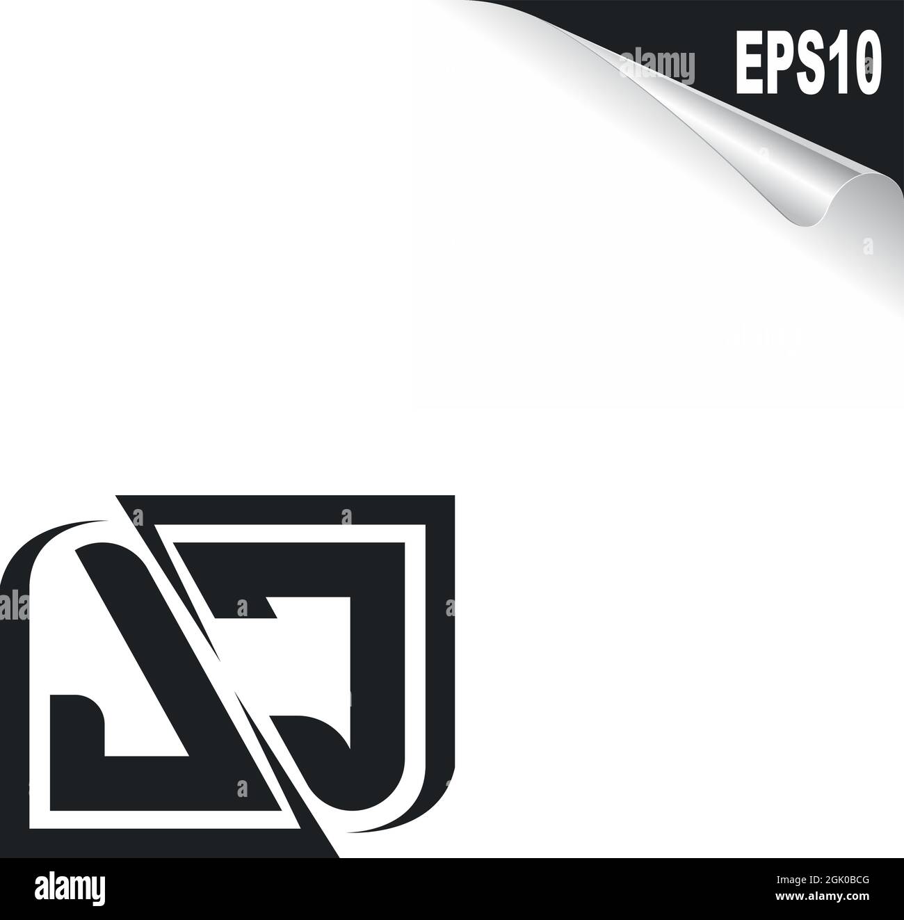 Initial JC logo design with Shape style, Logo business branding Stock ...