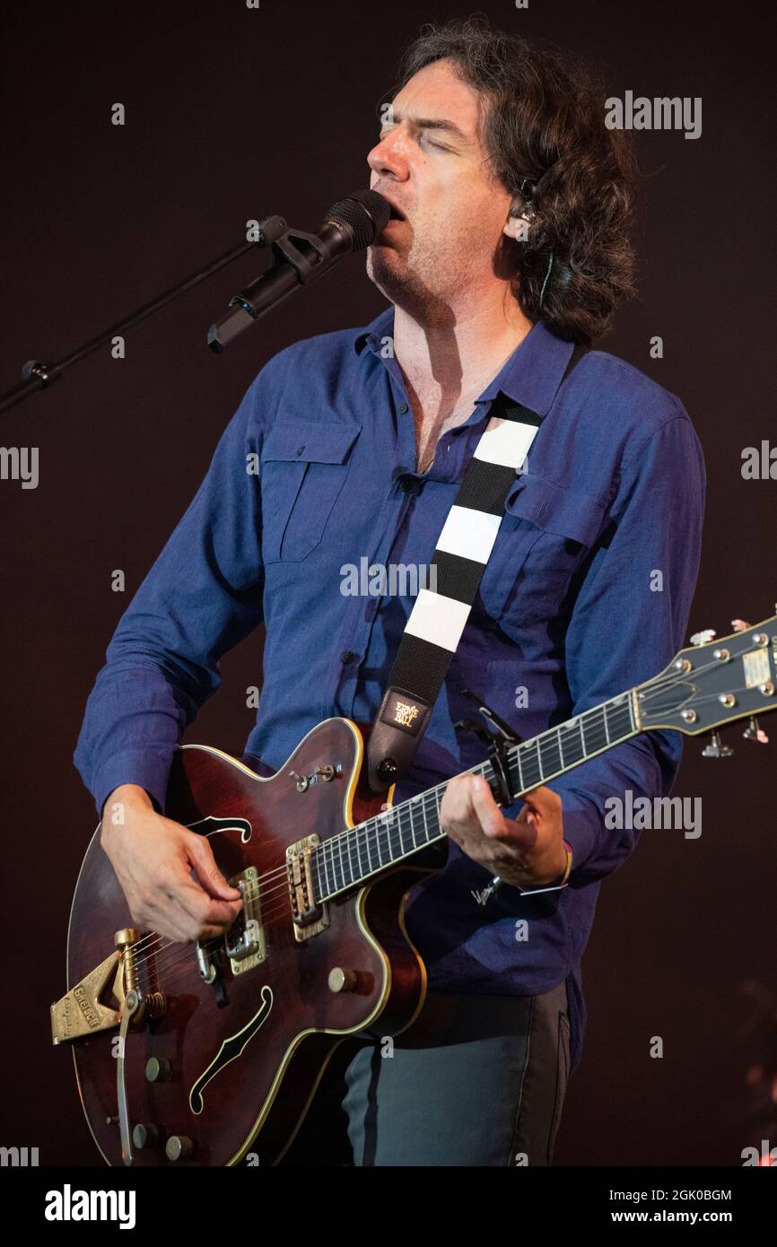 Glasgow, UK. 12th Sep, 2021. PICTURED: Gary Lightbody, frontman, singer ...