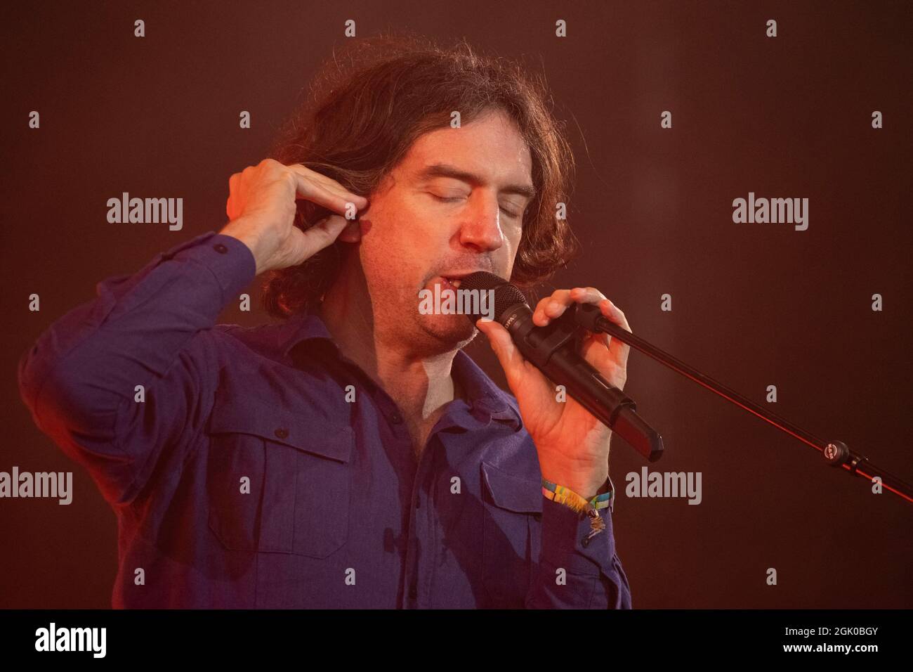 Glasgow, UK. 12th Sep, 2021. PICTURED: Gary Lightbody, frontman, singer ...
