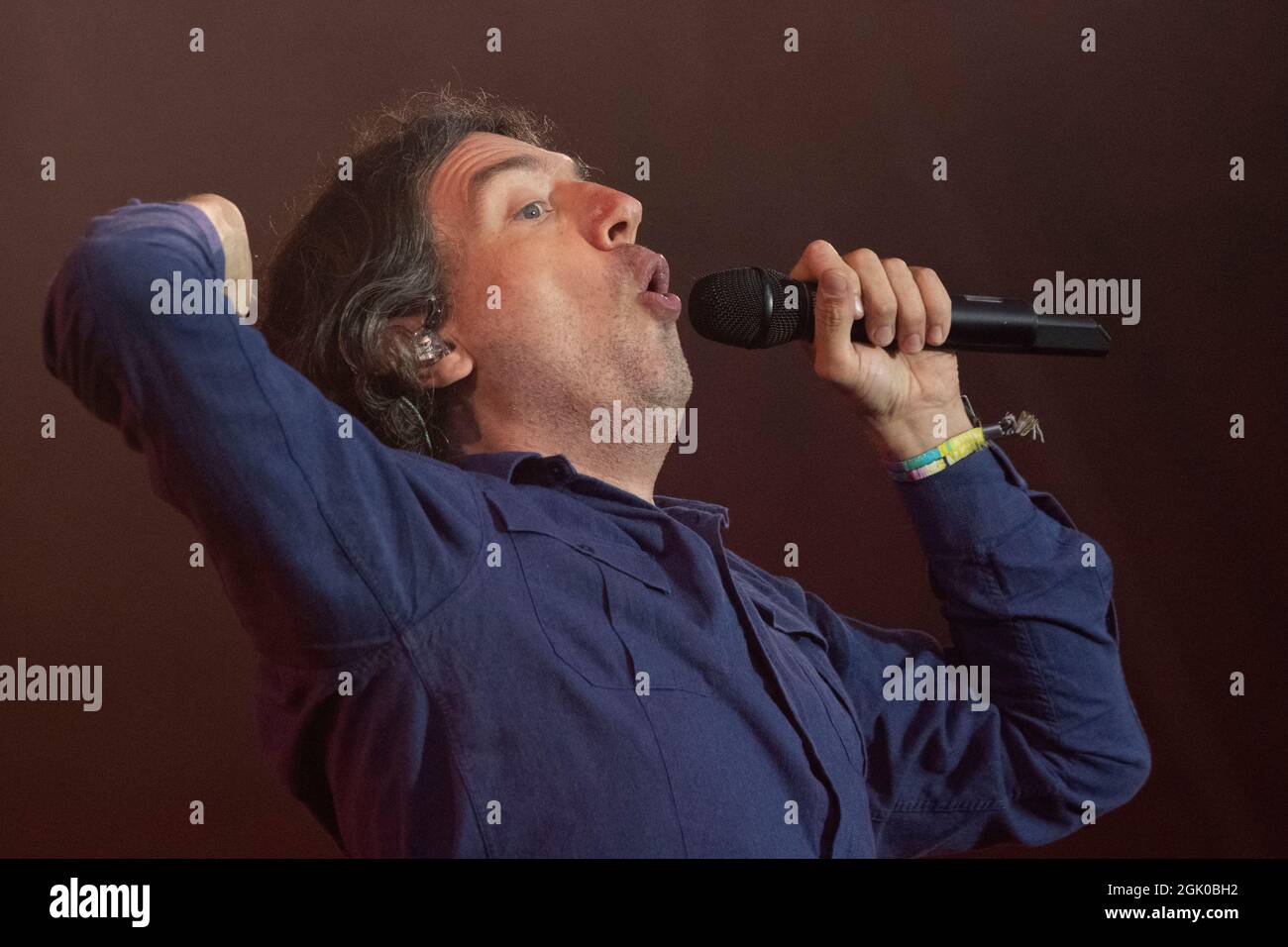 Glasgow, UK. 12th Sep, 2021. PICTURED: Gary Lightbody, frontman, singer ...
