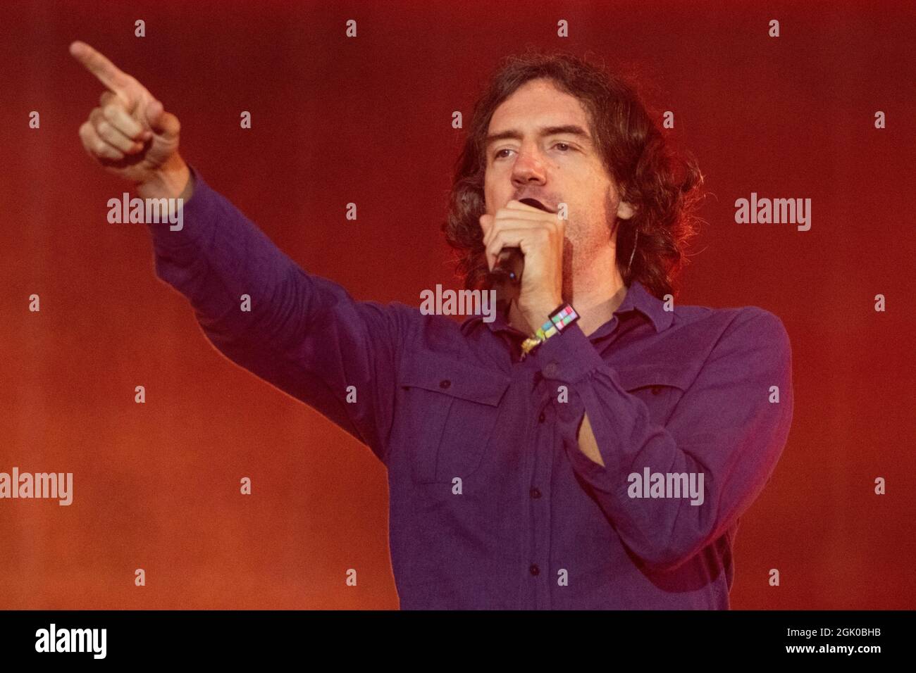 Glasgow, UK. 12th Sep, 2021. PICTURED: Gary Lightbody, frontman, singer ...