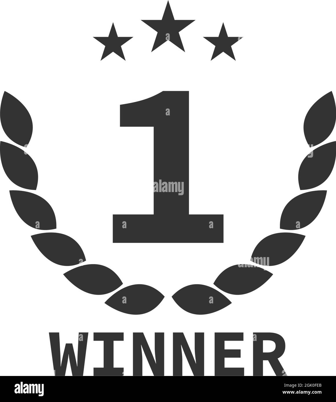 Award winner icon design template vector Stock Vector Image & Art - Alamy