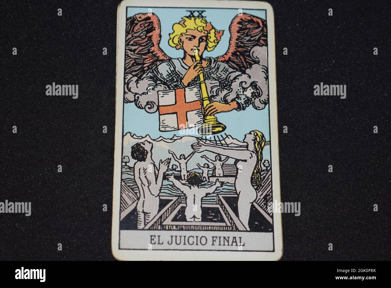 Tarot card number 20 represents THE JUDGMENT in the tarot cards of the ...