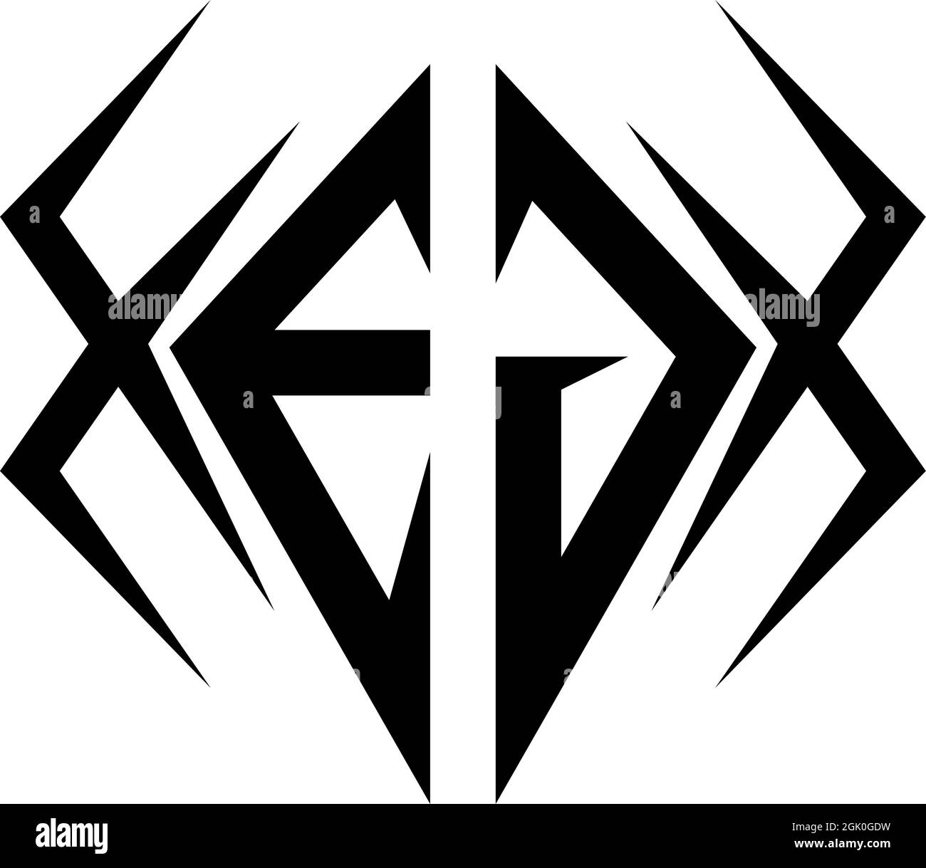 Initial EG logo design with Cool style, Logo business branding Stock ...