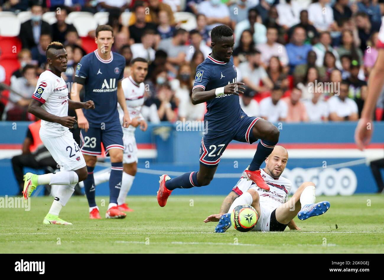 Idrissa Gueye Gana of PSG during the French championship Ligue 1 football match between Paris ...