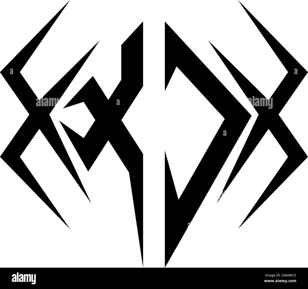 Initial XC logo design with Cool style, Logo business branding Stock ...