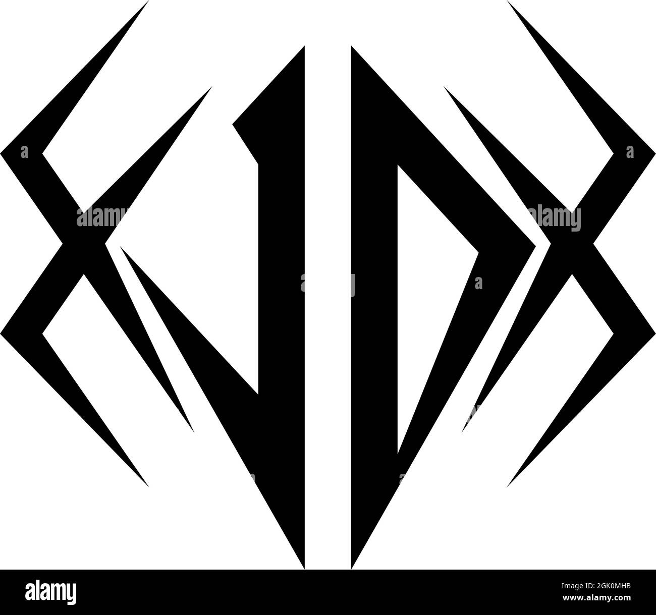 Initial JD logo design with Cool style, Logo business branding Stock ...