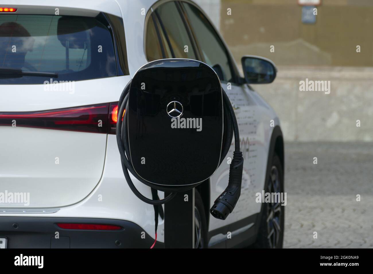 E-mobility, e mercedes charge station. E car charging, home charging ...