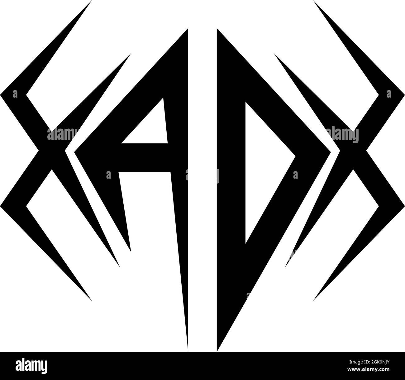 Initial AO logo design with Cool style, Logo business branding Stock ...