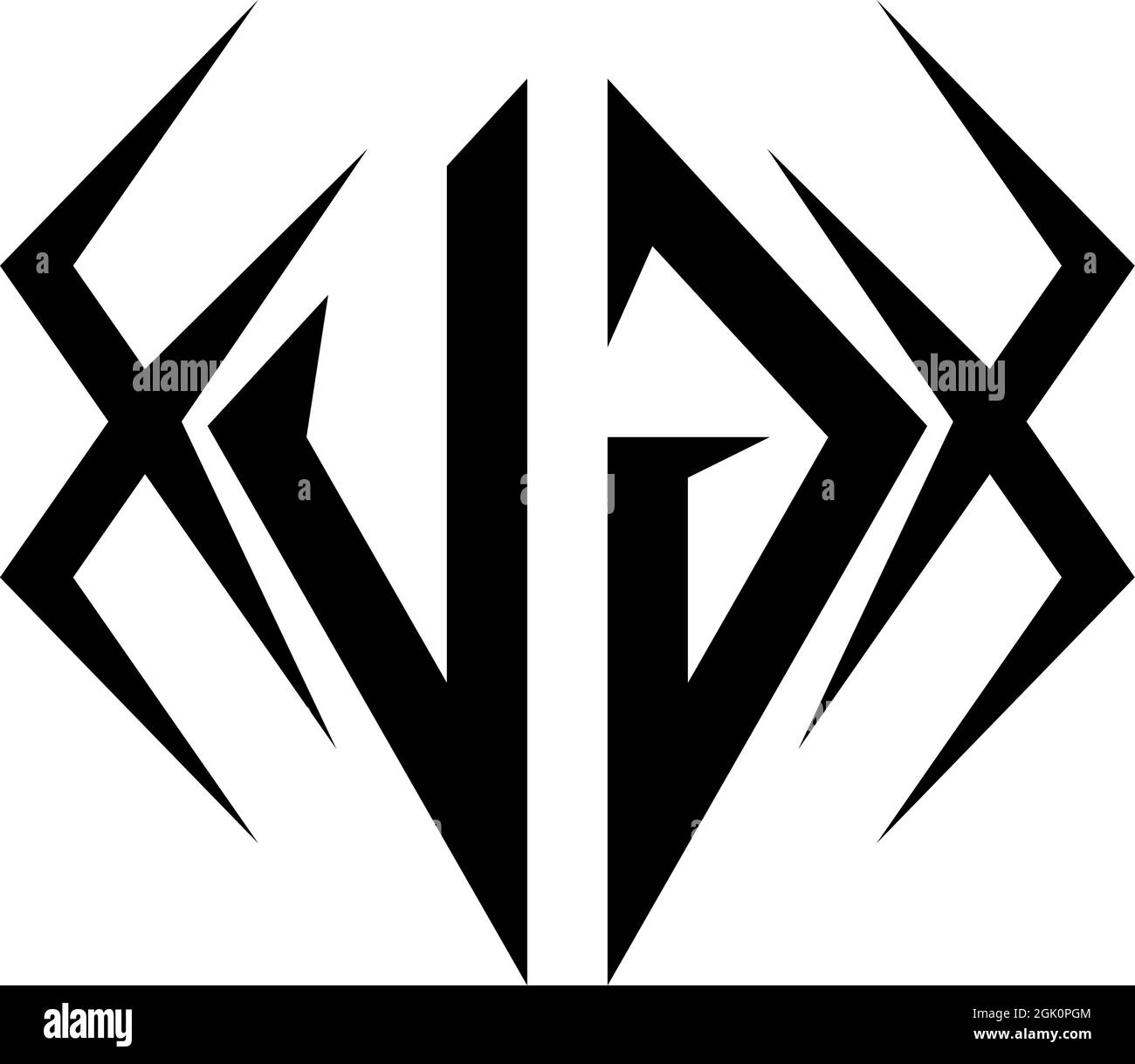 Initial UG logo design with Cool style, Logo business branding Stock ...