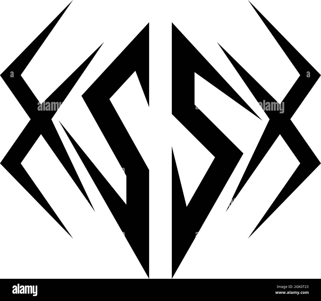 Initial SS logo design with Cool style, Logo business branding Stock ...