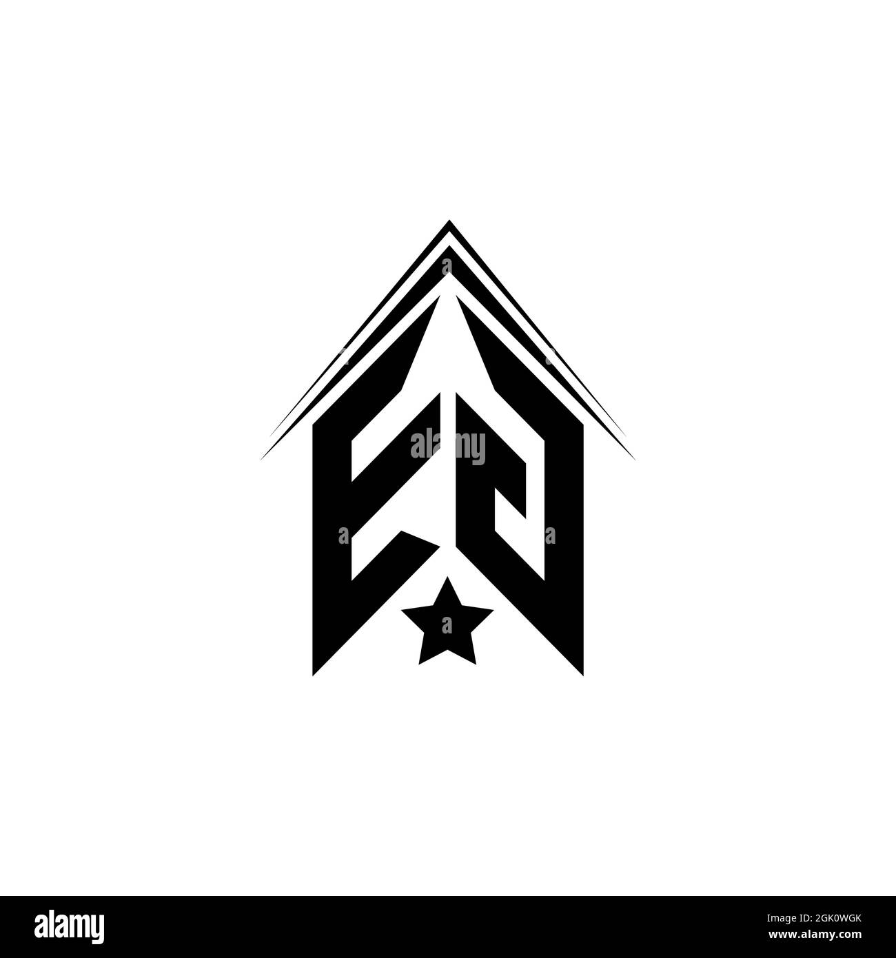 Initial EG logo design with Shape style, Logo business branding Stock ...