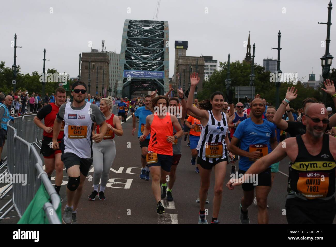 Newcastle upon Tyne, UK. 12th Sep 2021. The Great North Run 2021, 40th ...