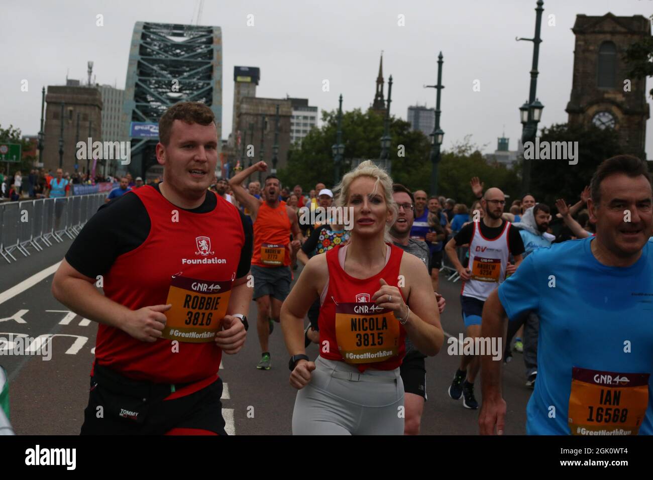 Newcastle upon Tyne, UK. 12th Sep 2021. The Great North Run 2021, 40th ...
