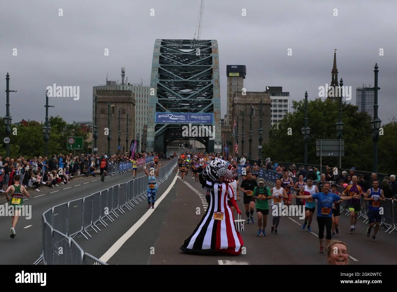 Newcastle upon Tyne, UK. 12th Sep 2021. The Great North Run 2021, 40th ...