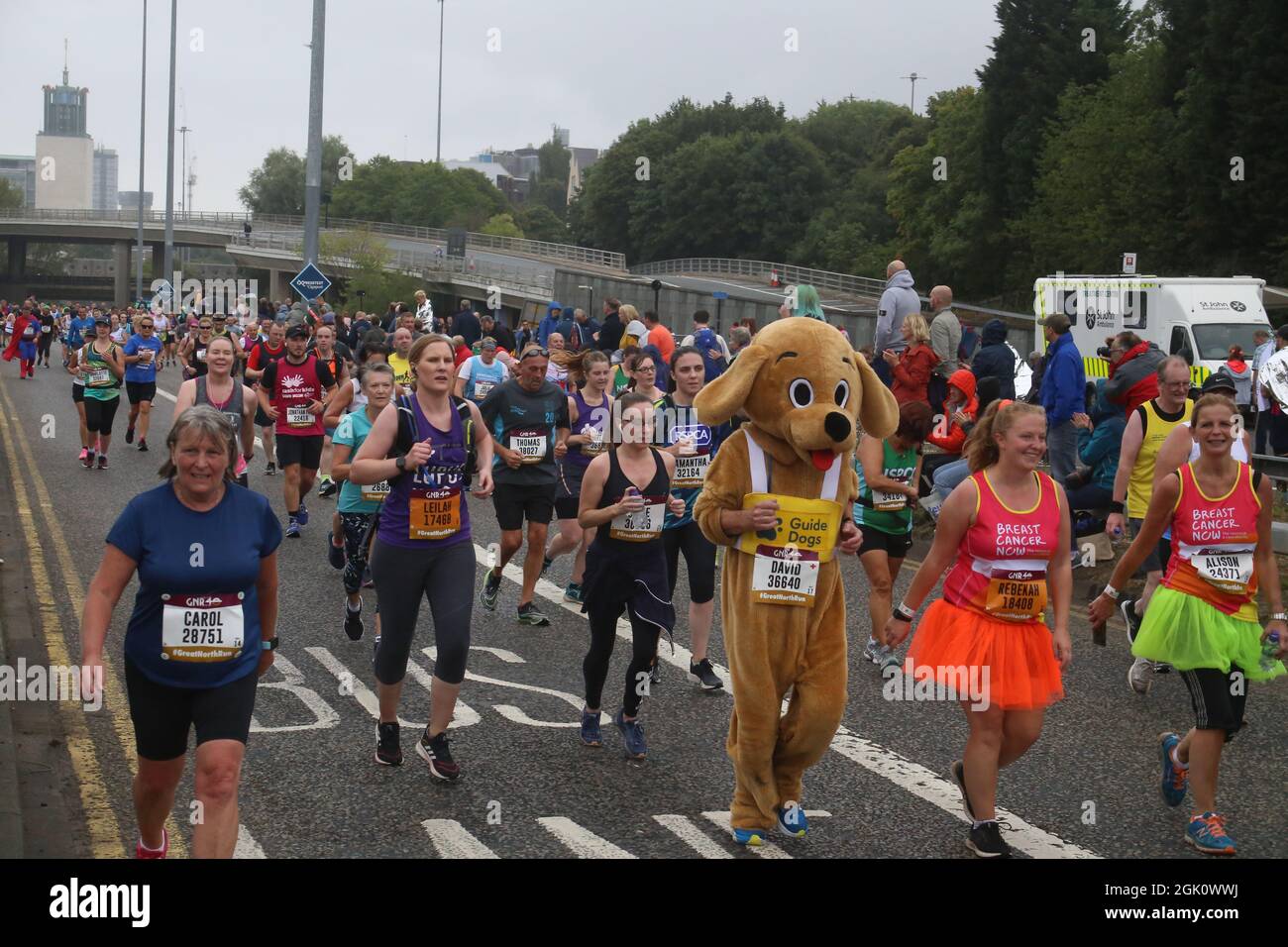 Newcastle upon Tyne, UK. 12th Sep 2021. The Great North Run 2021, 40th ...