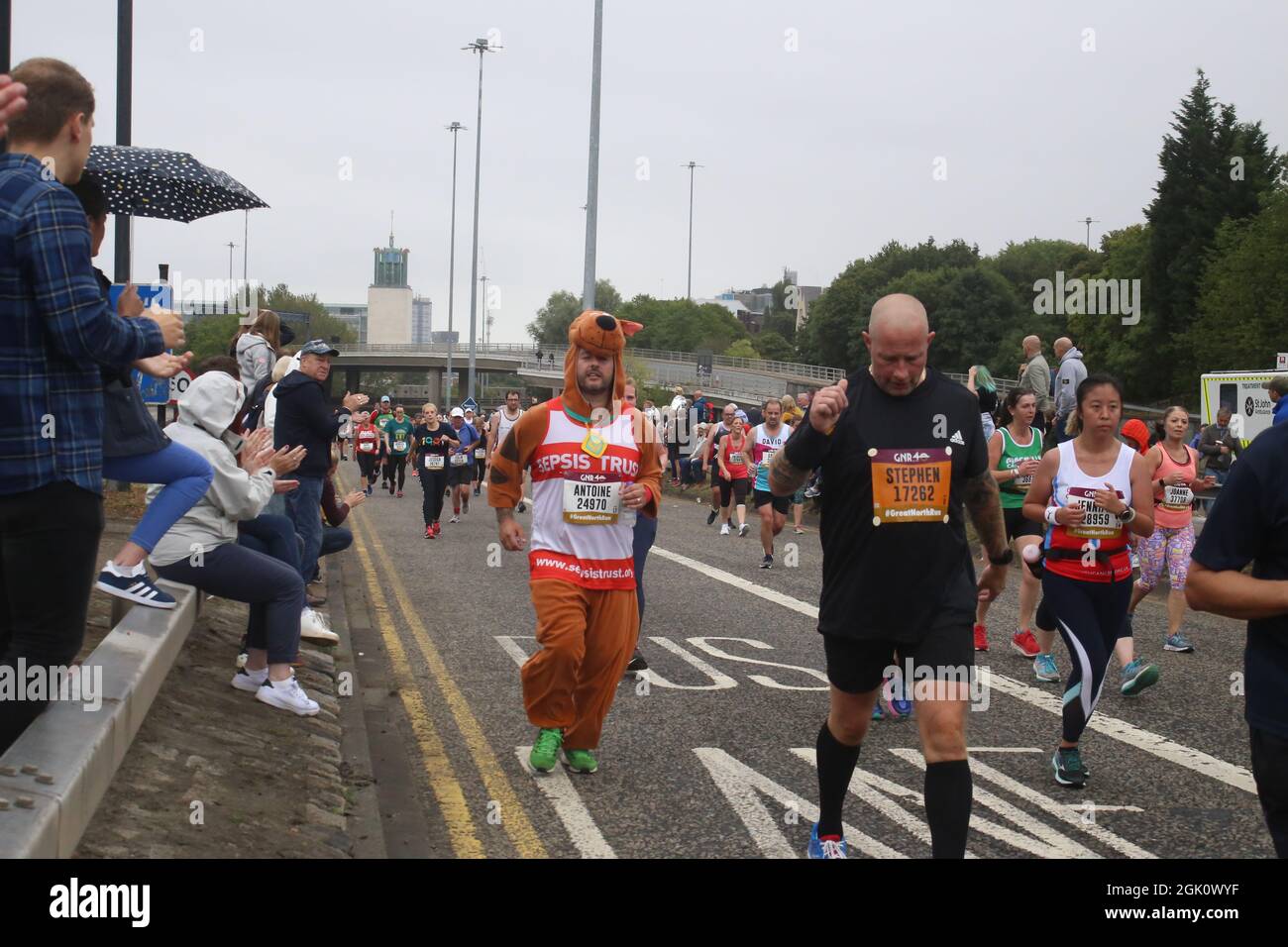 Newcastle upon Tyne, UK. 12th Sep 2021. The Great North Run 2021, 40th ...