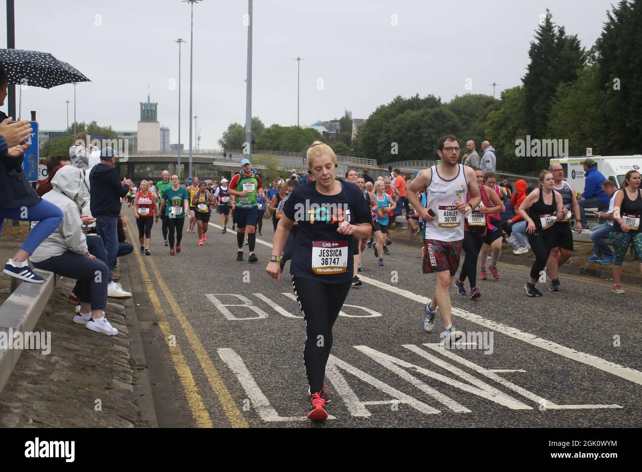 Newcastle upon Tyne, UK. 12th Sep 2021. The Great North Run 2021, 40th ...