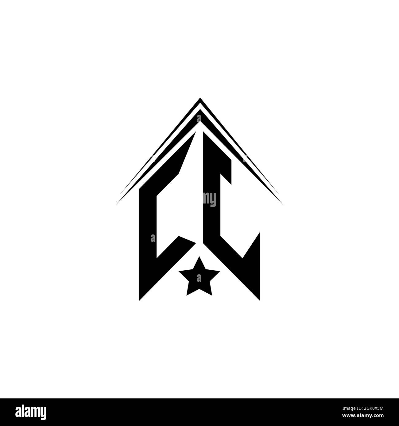 Initial CJ logo design with Shape style, Logo business branding Stock ...