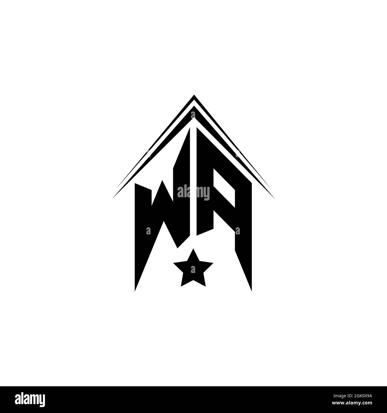 Wa logo initial hi-res stock photography and images - Alamy