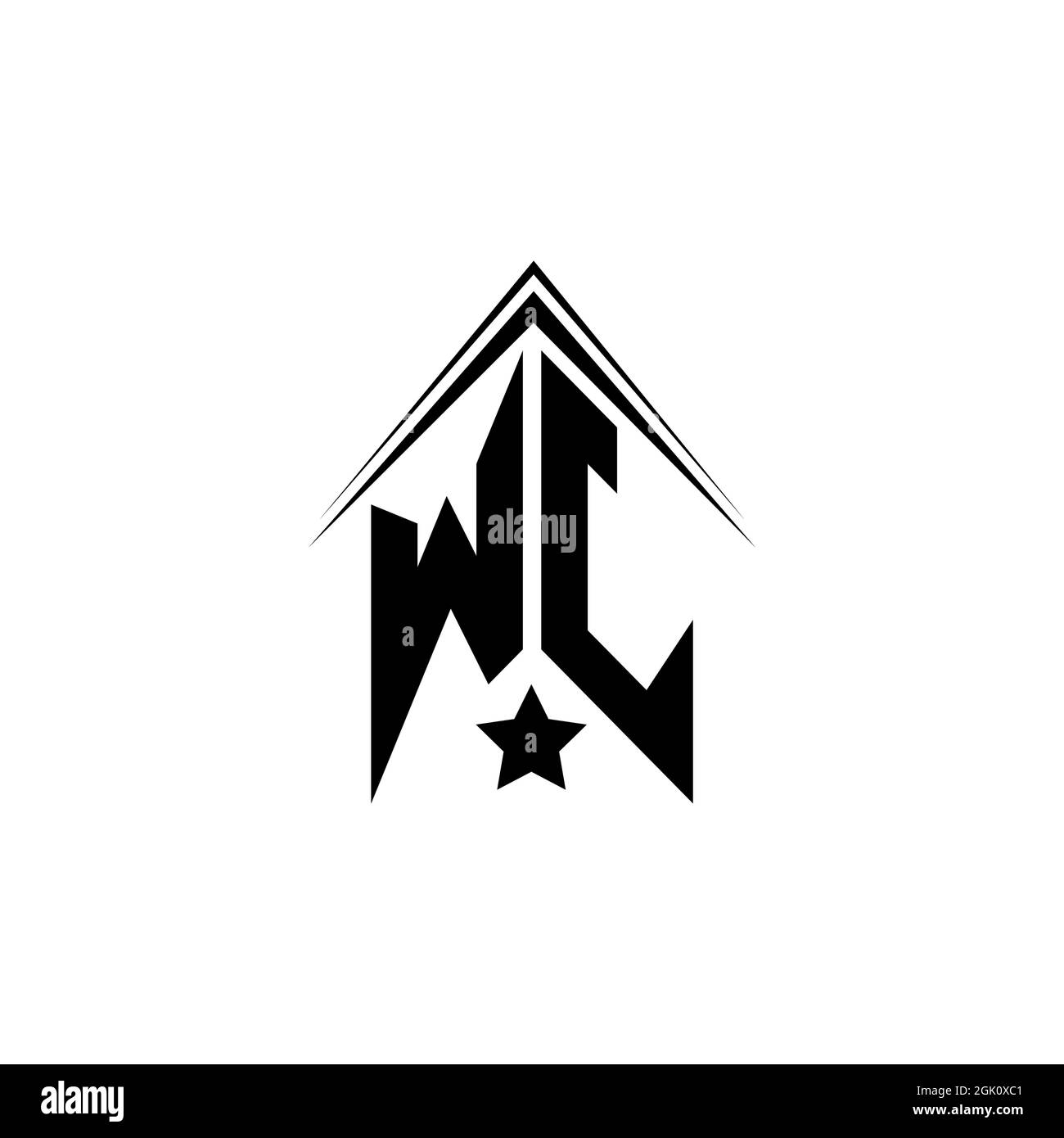 Initial WJ logo design with Shape style, Logo business branding Stock ...