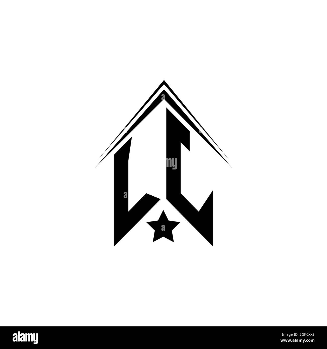 Initial LJ logo design with Shape style, Logo business branding Stock ...