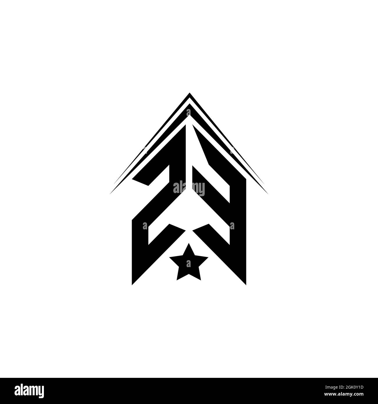 Initial ZE logo design with Shape style, Logo business branding Stock ...