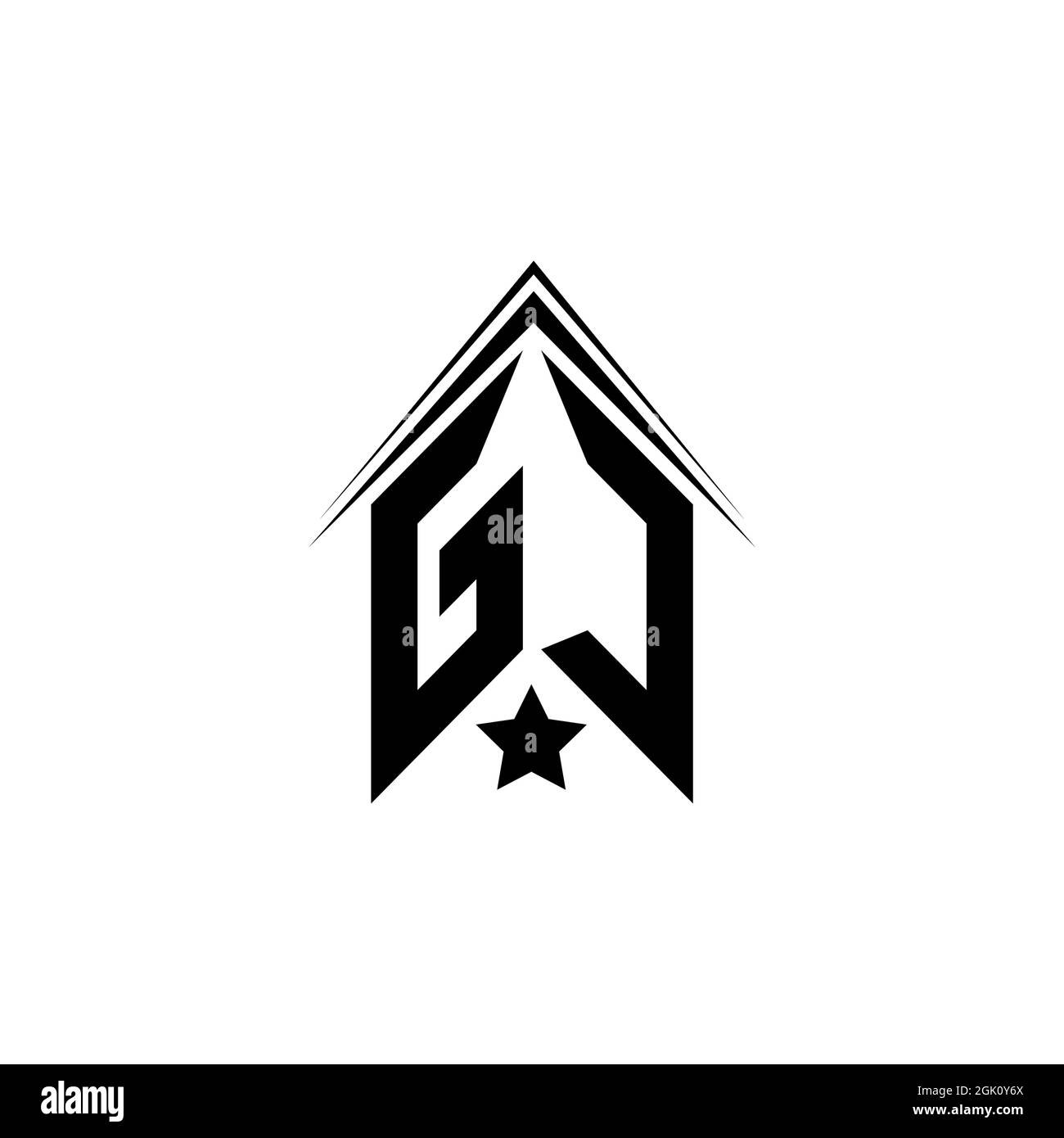 Initial GC logo design with Shape style, Logo business branding Stock ...