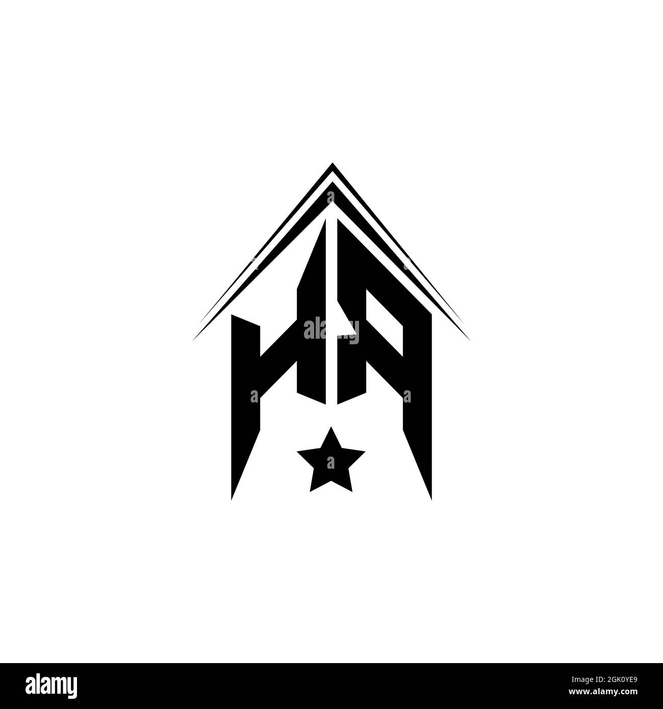 Hr logo design hi-res stock photography and images - Alamy