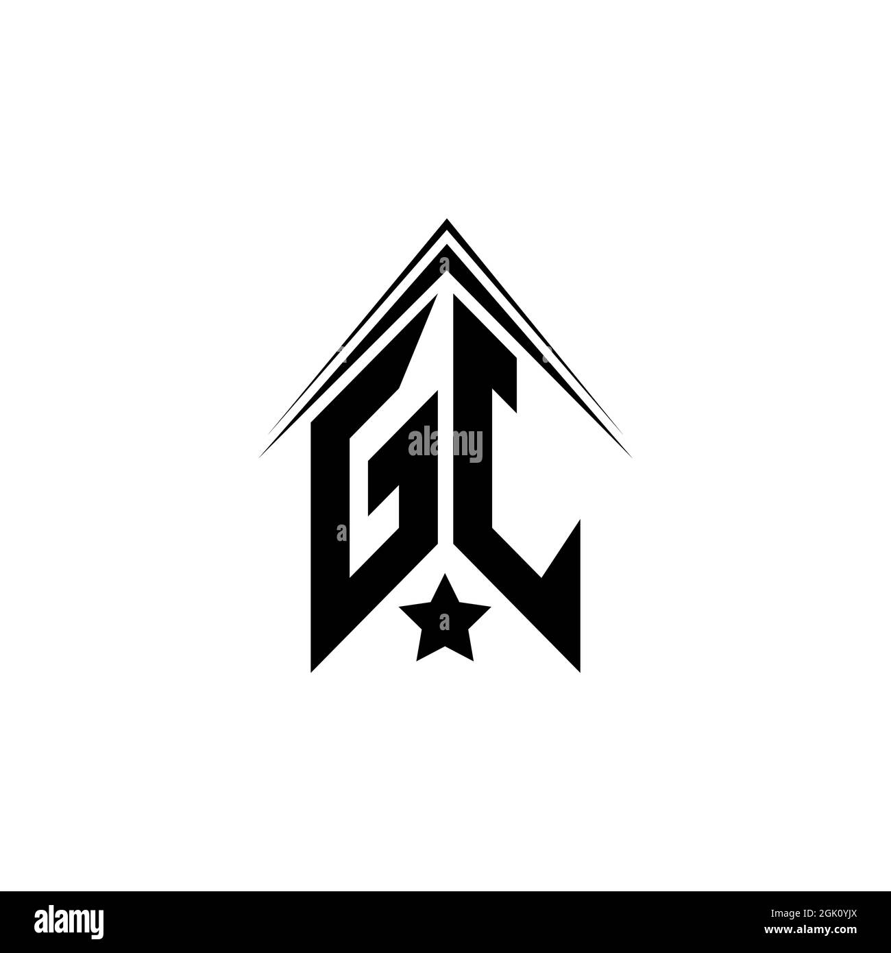 Initial GJ logo design with Shape style, Logo business branding Stock ...