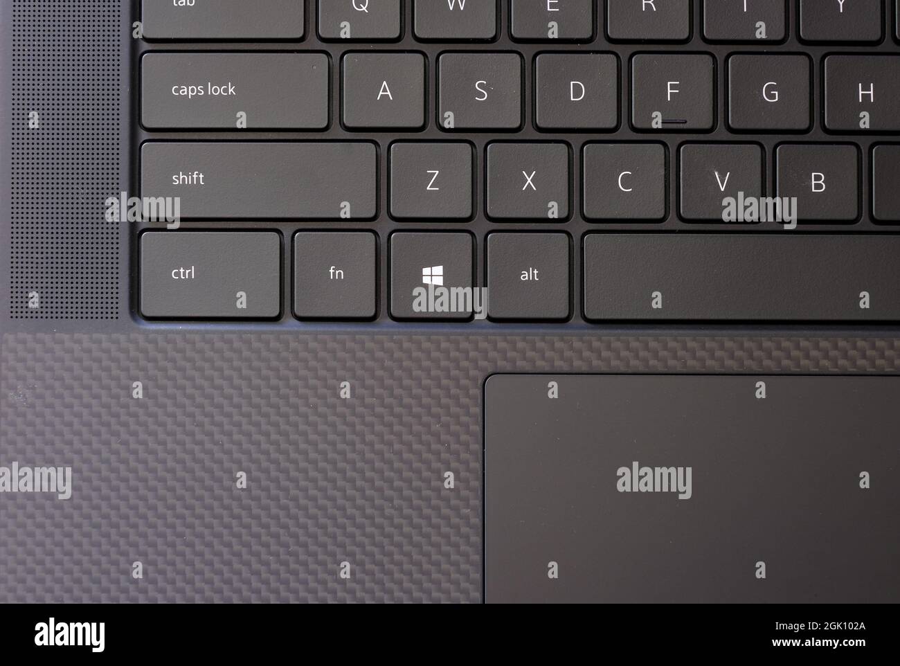 Corner of Laptop Keyboard Stock Photo - Alamy