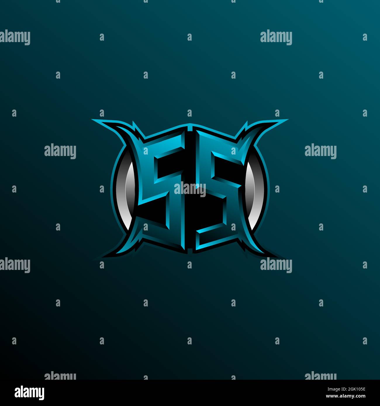 Initial SS logo design, Initial SS logo design with Circle style, Logo ...