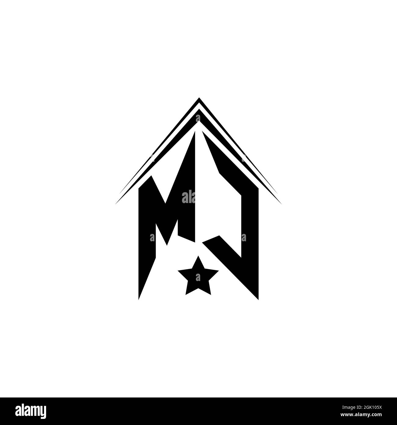 Initial MC logo design with Shape style, Logo business branding Stock ...