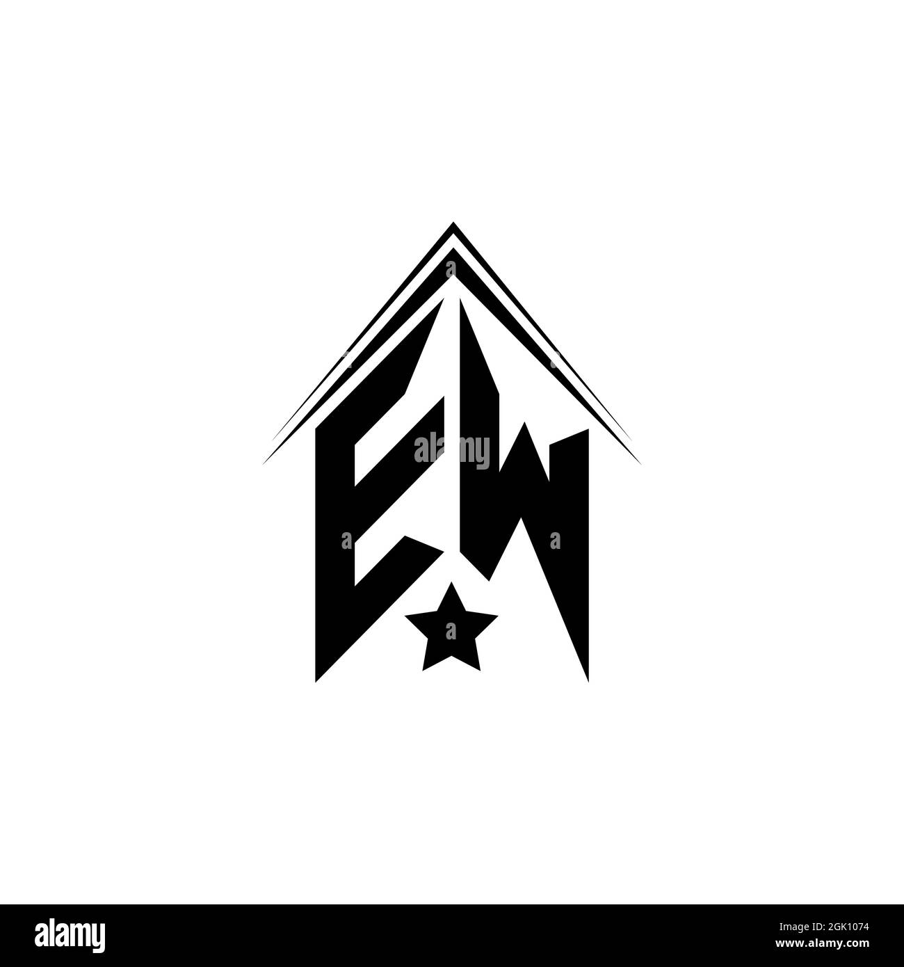 Initial EW logo design with Shape style, Logo business branding Stock Vector Image & Art - Alamy