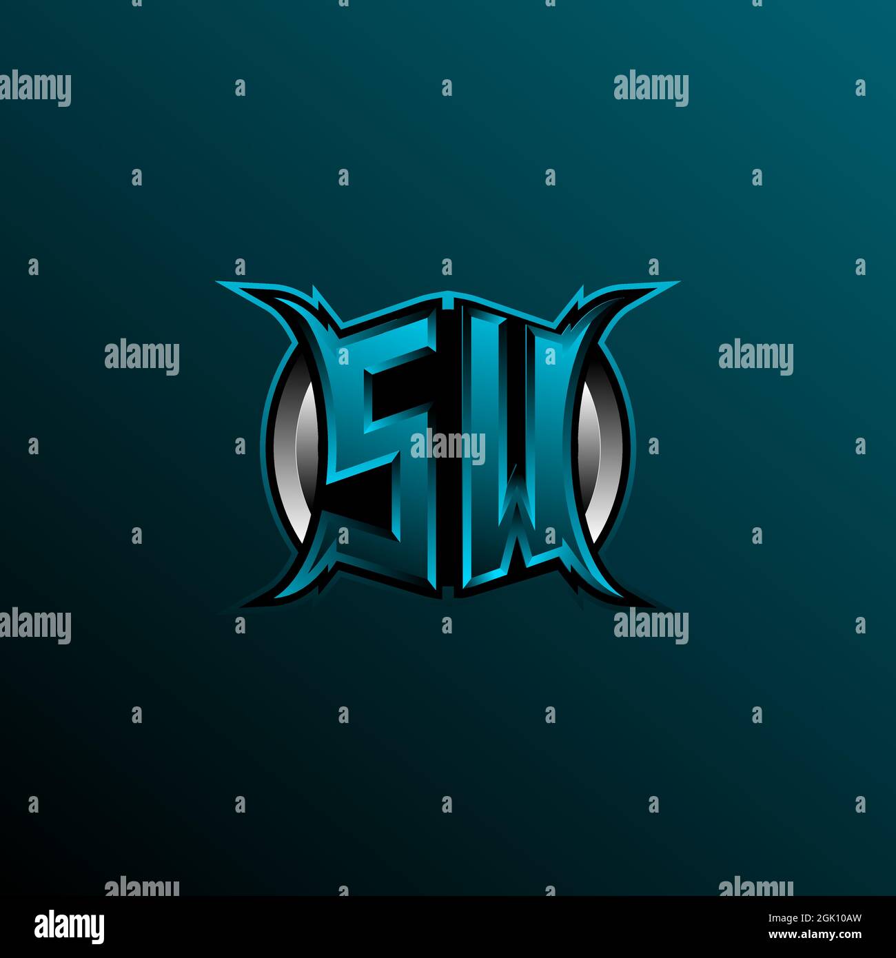 Initial SW logo design, Initial SW logo design with Circle style, Logo ...