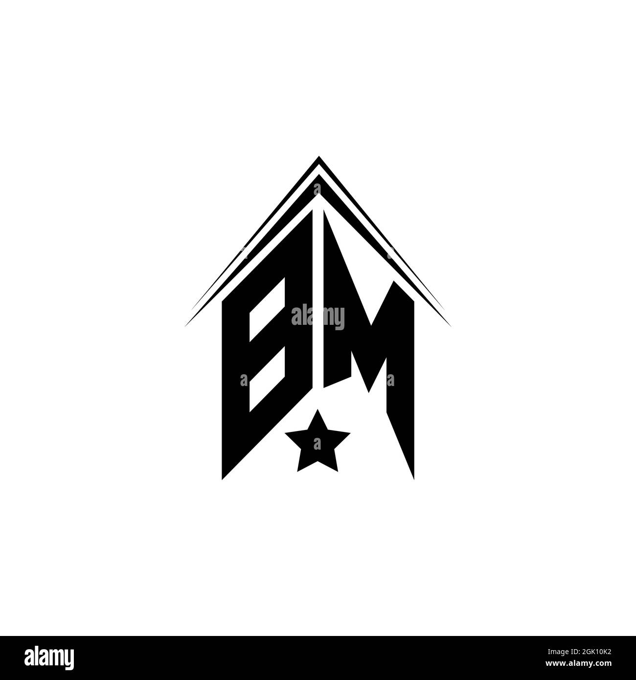 B M Logo Design
