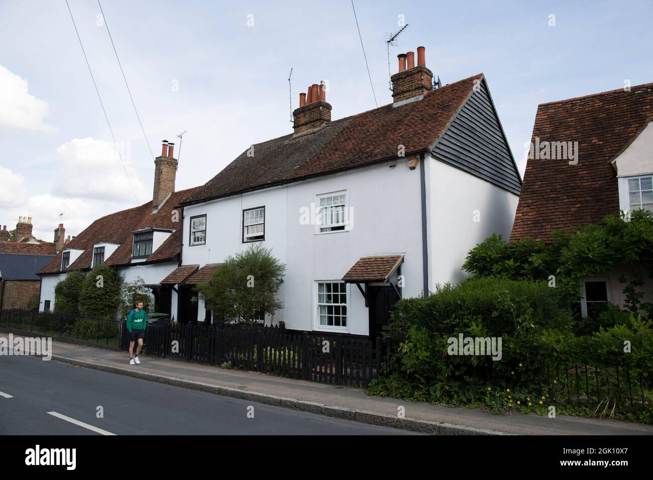 Cottages High Street Roydon Essex Stock Photo - Alamy