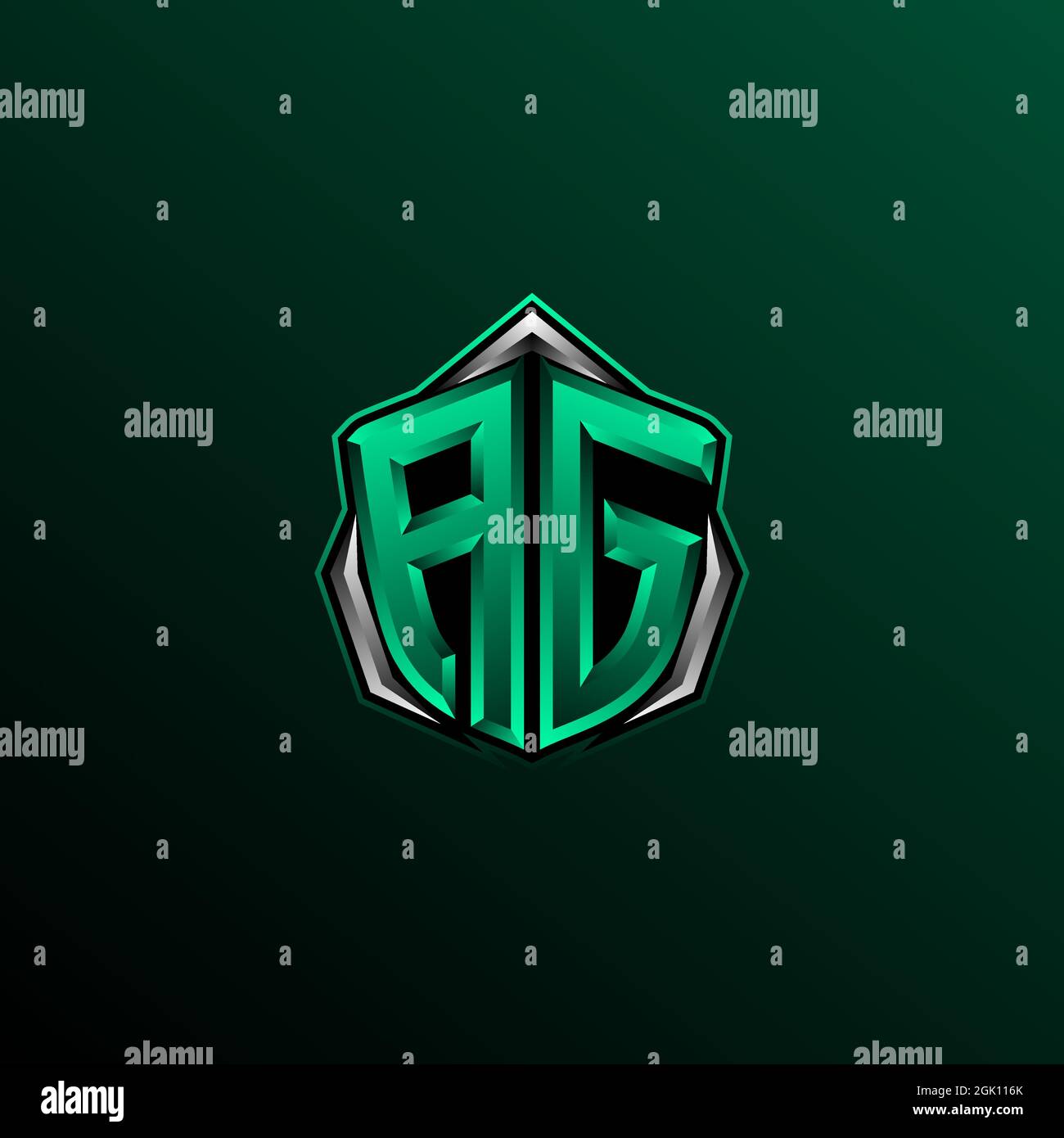 Initial AG logo design, Initial AG logo design with Circle style, Logo ...