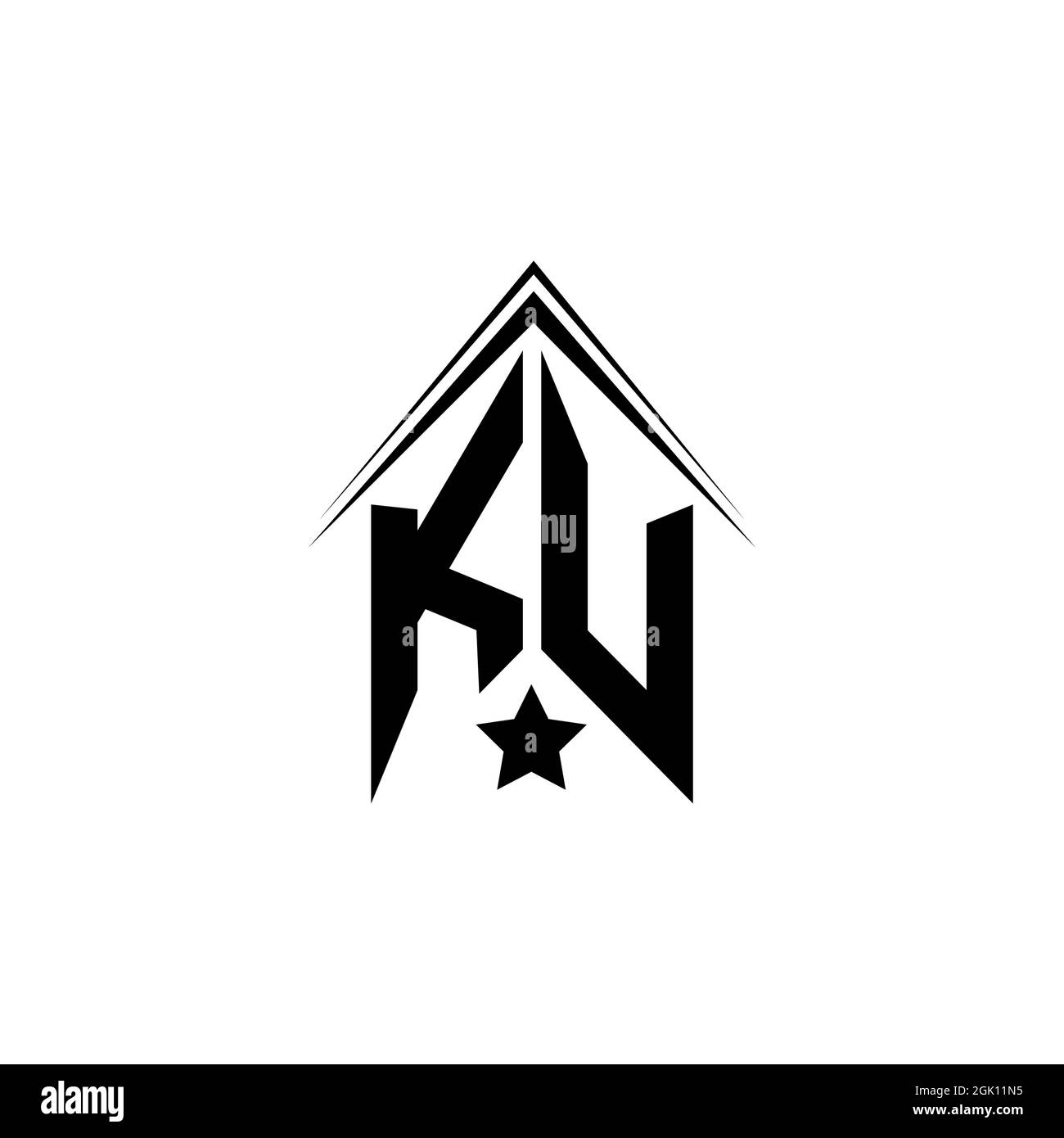 Initial KU logo design with Shape style, Logo business branding Stock Vector Image & Art - Alamy