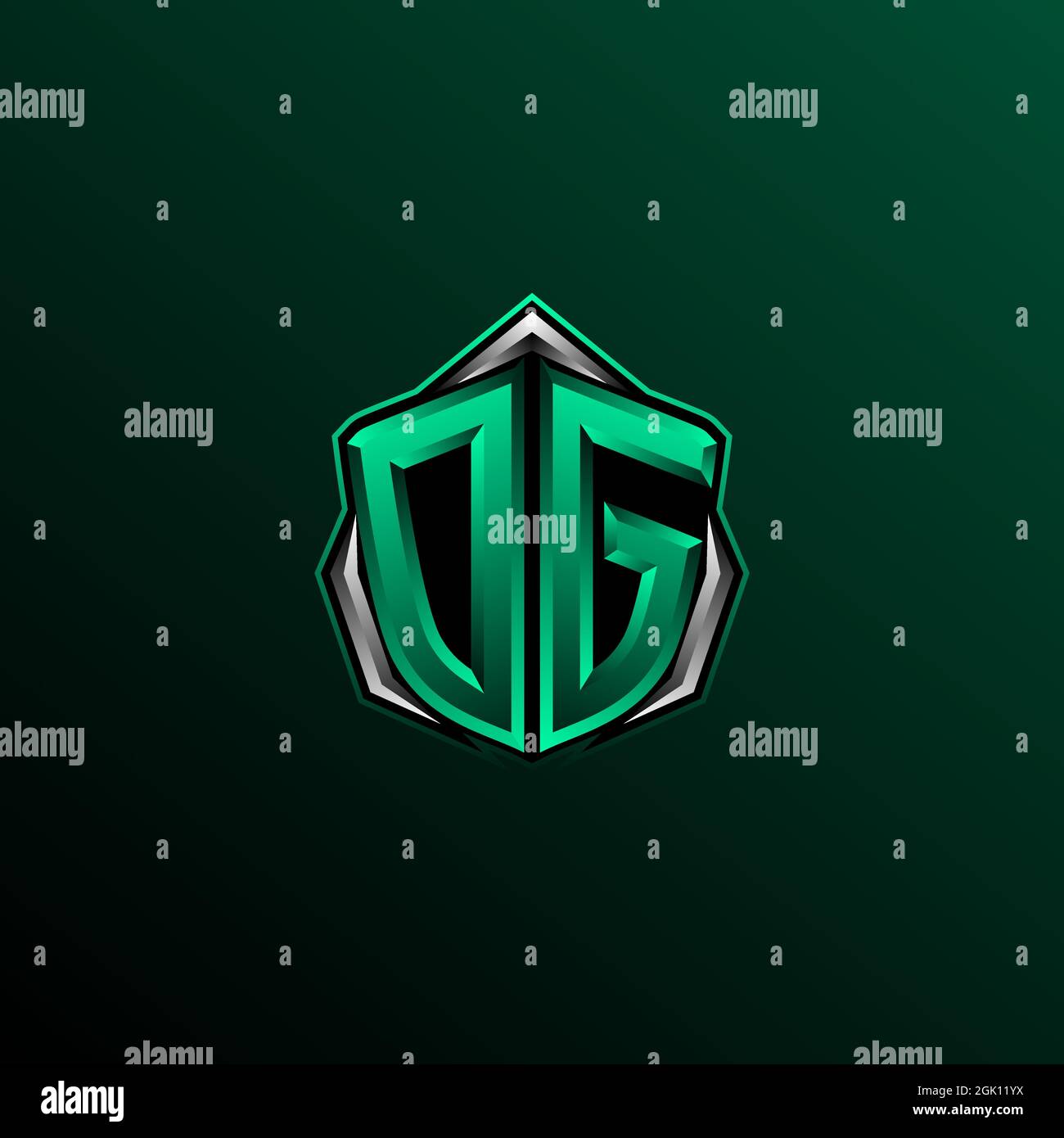 Dg gaming letters Stock Vector Images - Alamy