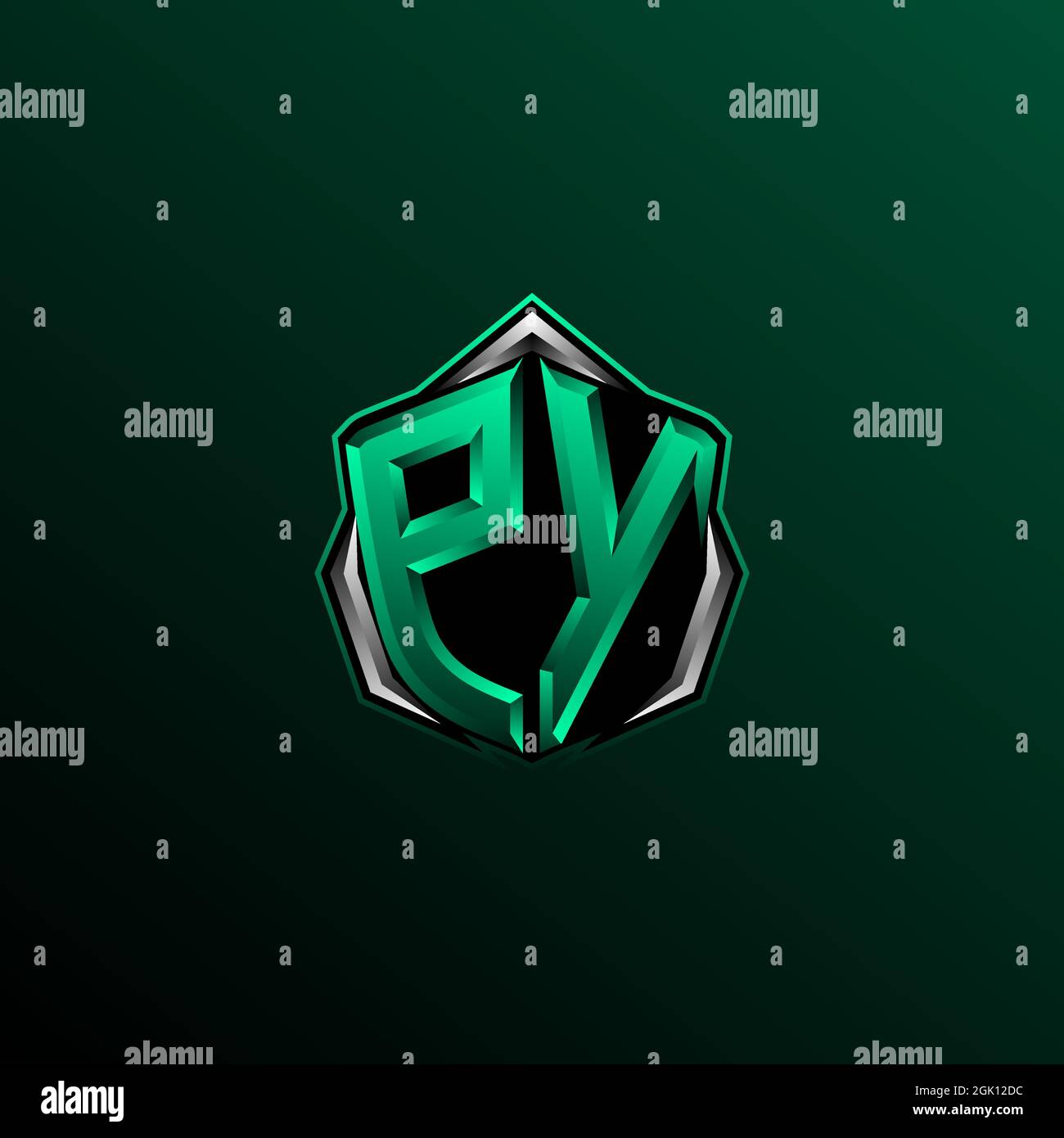 Initial PD logo design, Initial PO logo design with Circle style, Logo ...