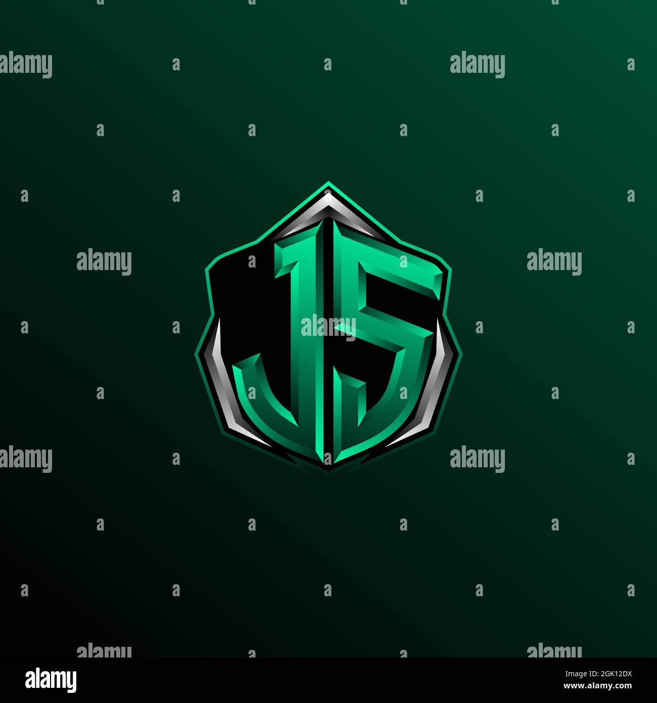 Initial JS logo design, Initial JS logo design with Circle style, Logo ...