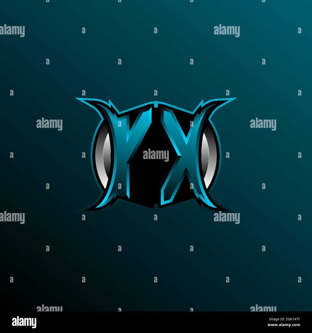 Initial YX logo design, Initial YX logo design with Circle style, Logo ...