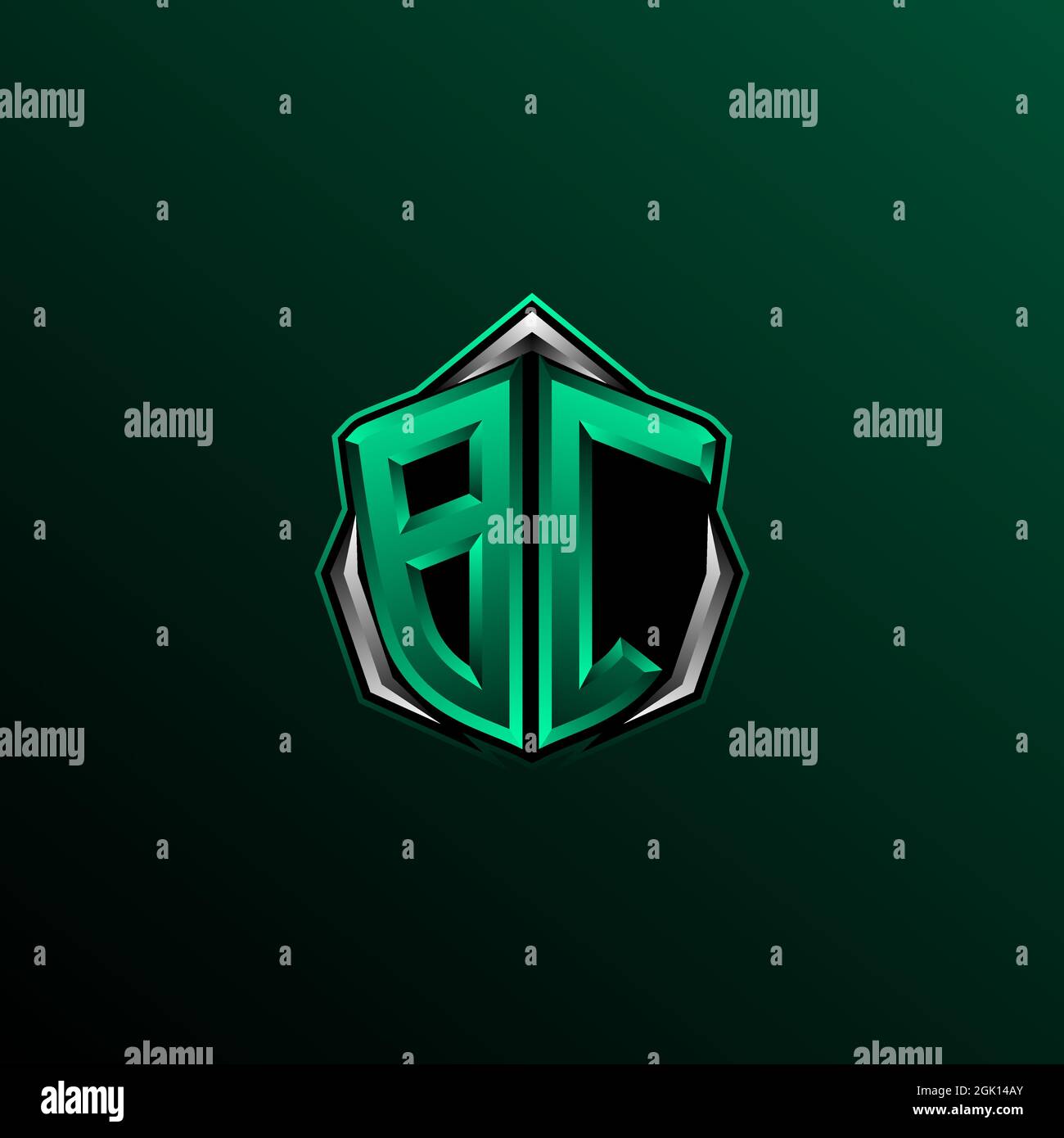 Initial BC logo design, Initial BC logo design with Circle style, Logo ...