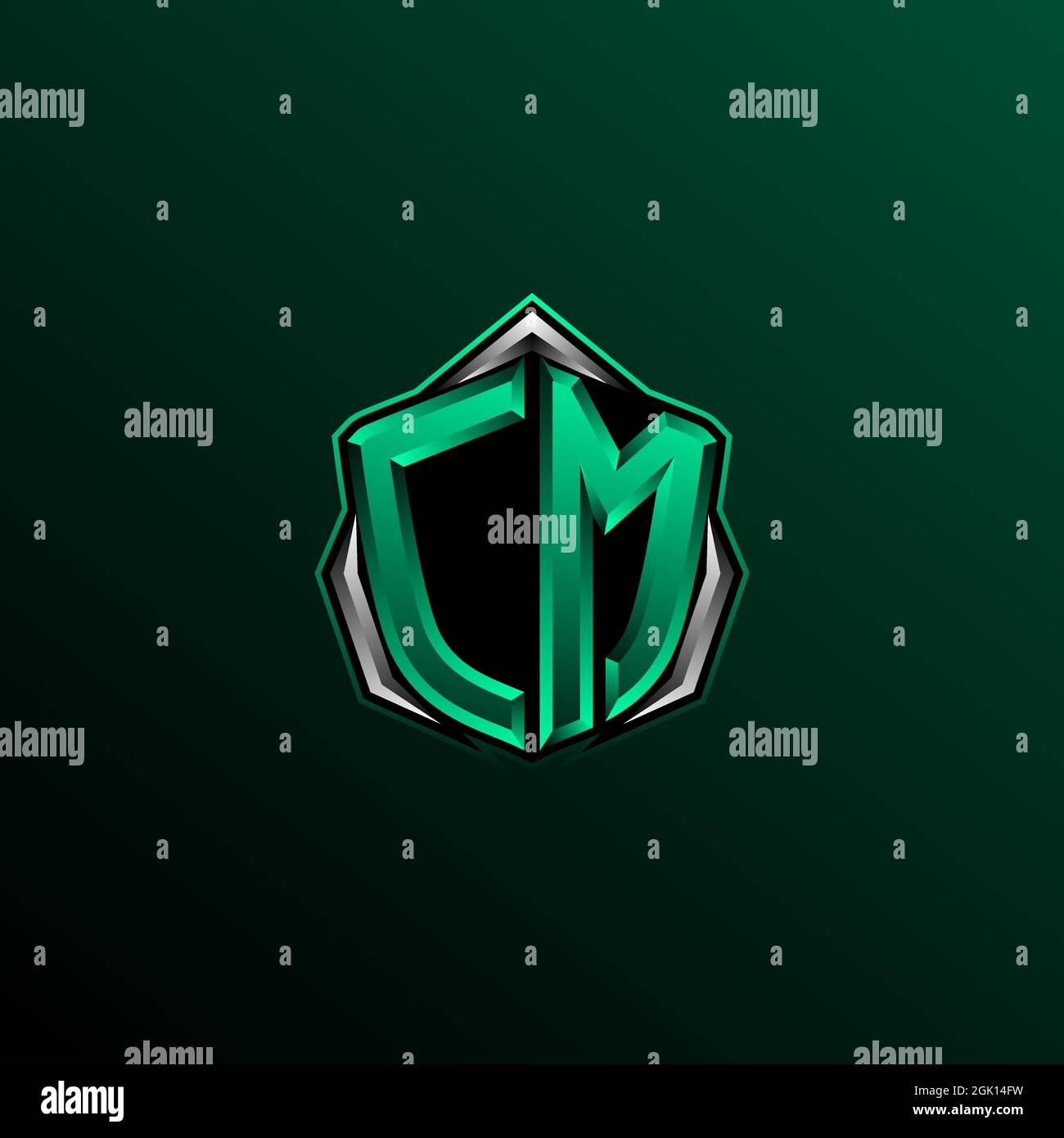 Initial CM logo design, Initial CM logo design with Circle style, Logo ...